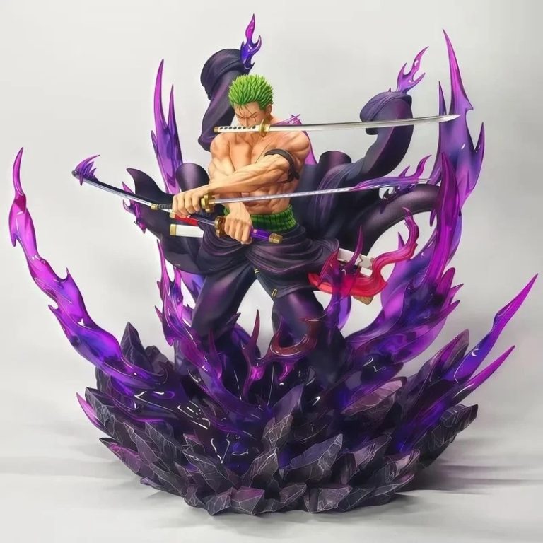 Figurine Zoro Oni Giri Santoryu One Piece – 30 cm - Cosplay Manga France