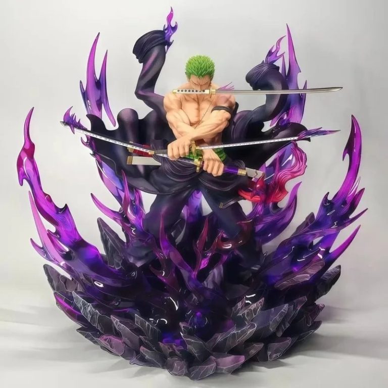 Figurine Zoro Oni Giri Santoryu One Piece – 30 cm - Cosplay Manga France