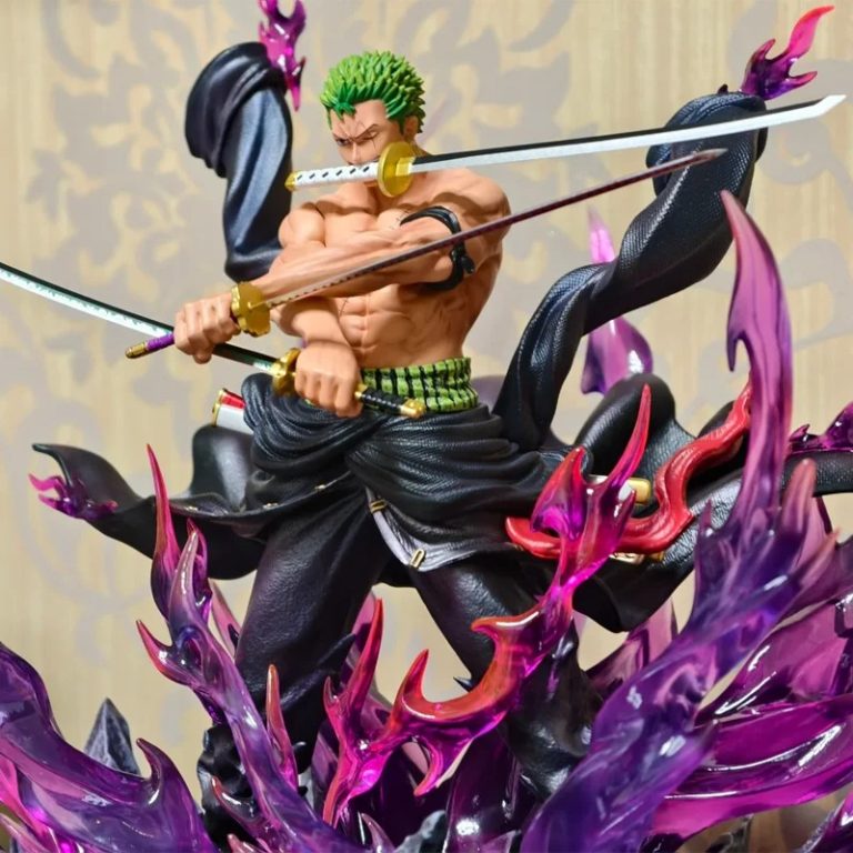 Figurine Zoro Oni Giri Santoryu One Piece – 30 cm - Cosplay Manga France